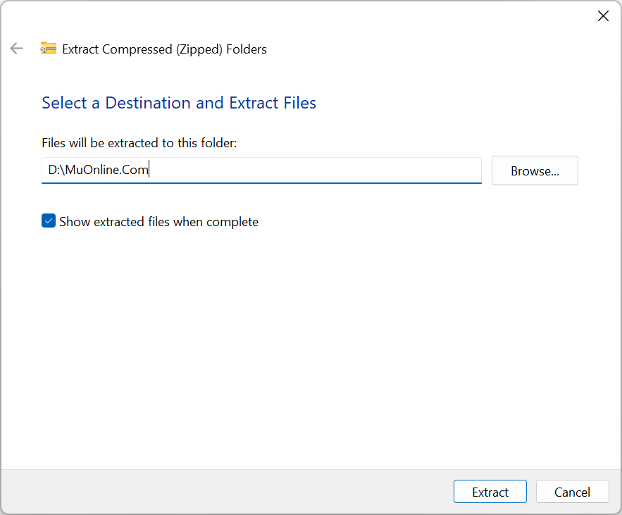 Bước 4: Sau khi quá trình giải nén thành công, bạn hãy vào thư mục đã ...